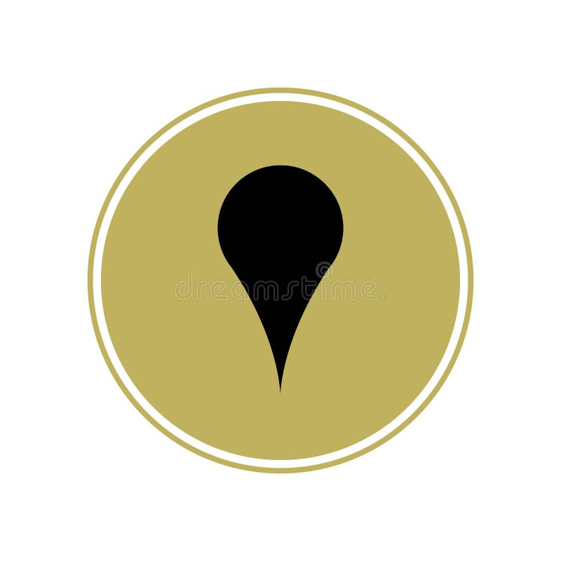 Map Point Location Pin Vector Icon for Mapping and Satellite Allocation ...