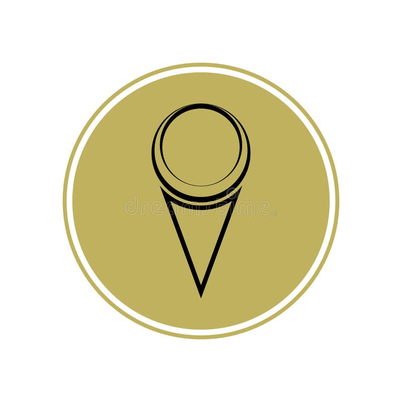 Map Point Location Pin Vector Icon for Mapping and Satellite Allocation ...