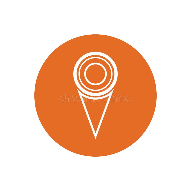 Map Point Location Pin Vector Icon for Mapping and Satellite Allocation ...