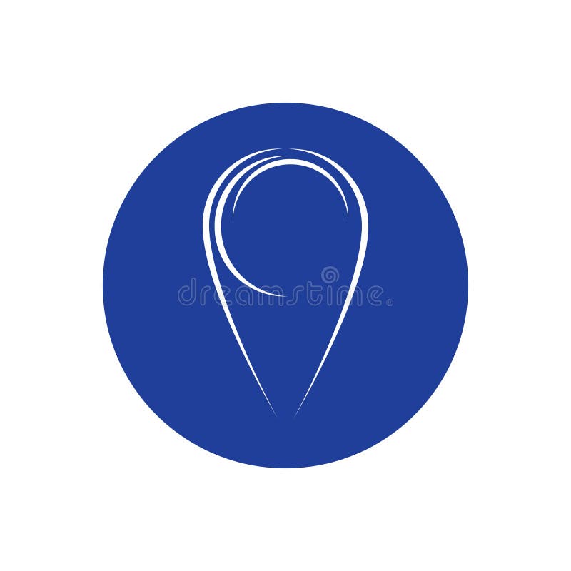 Map Point Location Pin Vector Icon for Mapping and Satellite Allocation ...