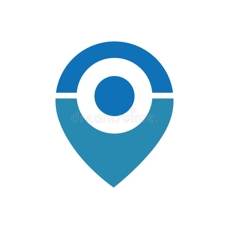 Map Point Location Pin Vector Icon for Mapping and Satellite Allocation ...