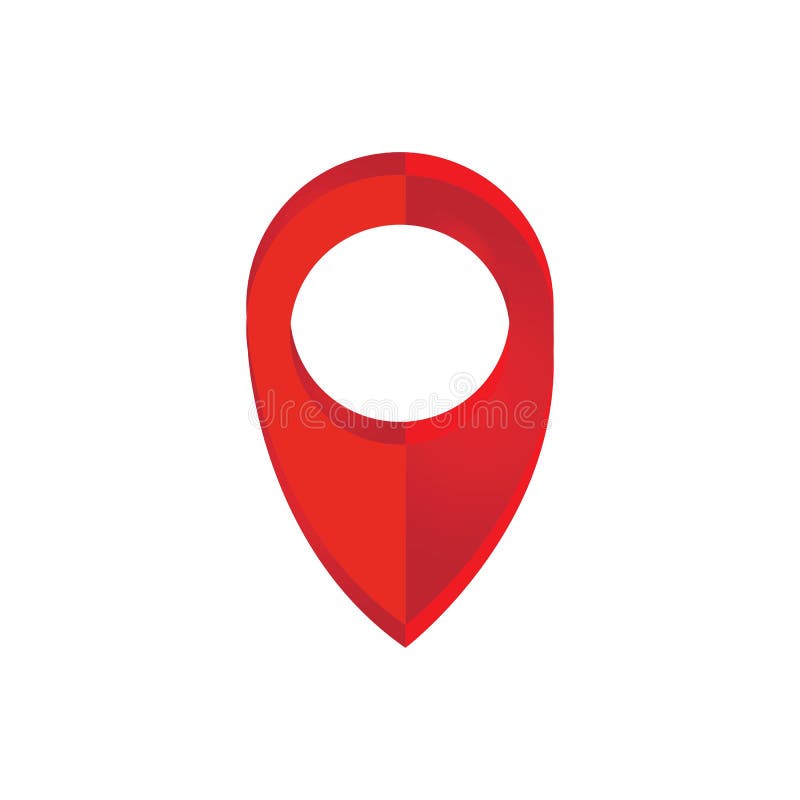 Map Point Location Pin Vector Icon for Mapping and Satellite Allocation ...