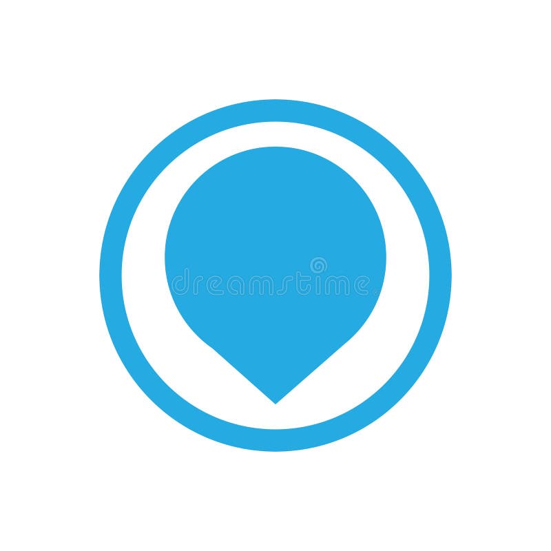 Map Point Location Pin Vector Icon for Mapping and Satellite Allocation ...