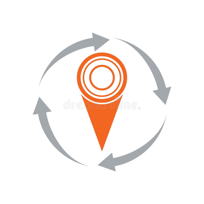 Map Point Location Pin Vector Icon for Mapping and Satellite Allocation ...