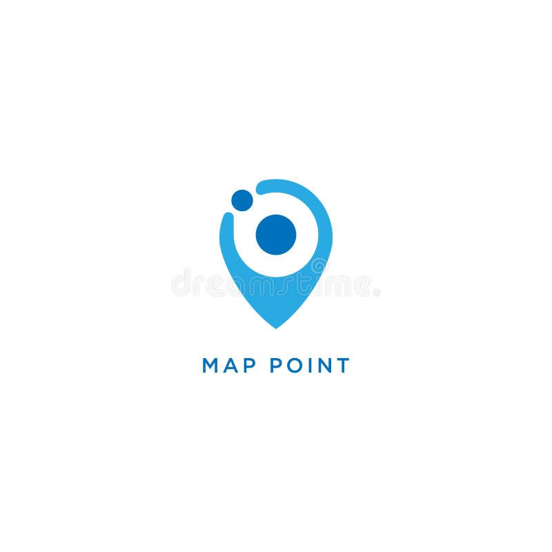 Map Point Logo - Vector stock vector. Illustration of direction - 135442662