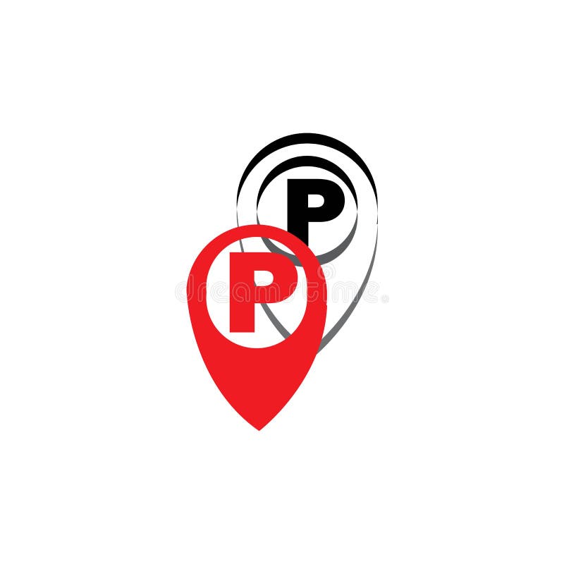 Map point parking stock vector. Illustration of symbol - 156912844