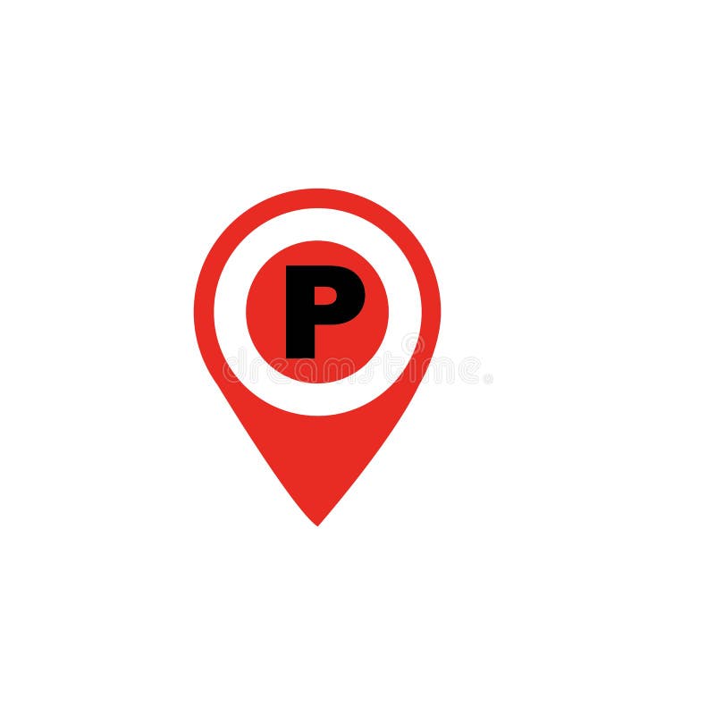 Map point parking stock vector. Illustration of simple - 156912914