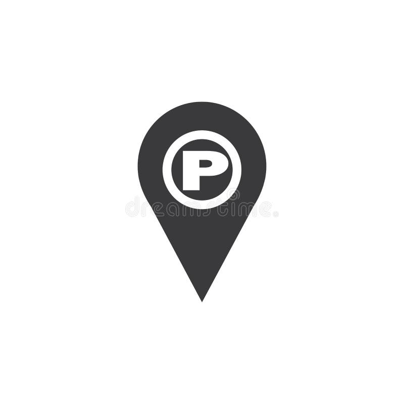 Map point parking stock vector. Illustration of transport - 156913013