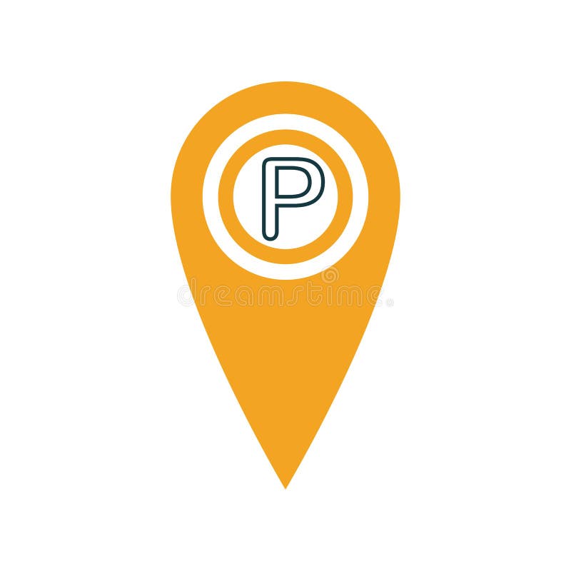 Map point parking stock vector. Illustration of point - 174820218