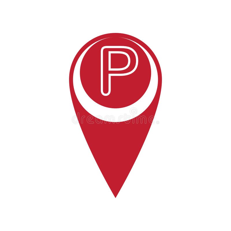 Map point parking stock vector. Illustration of icon - 174820225