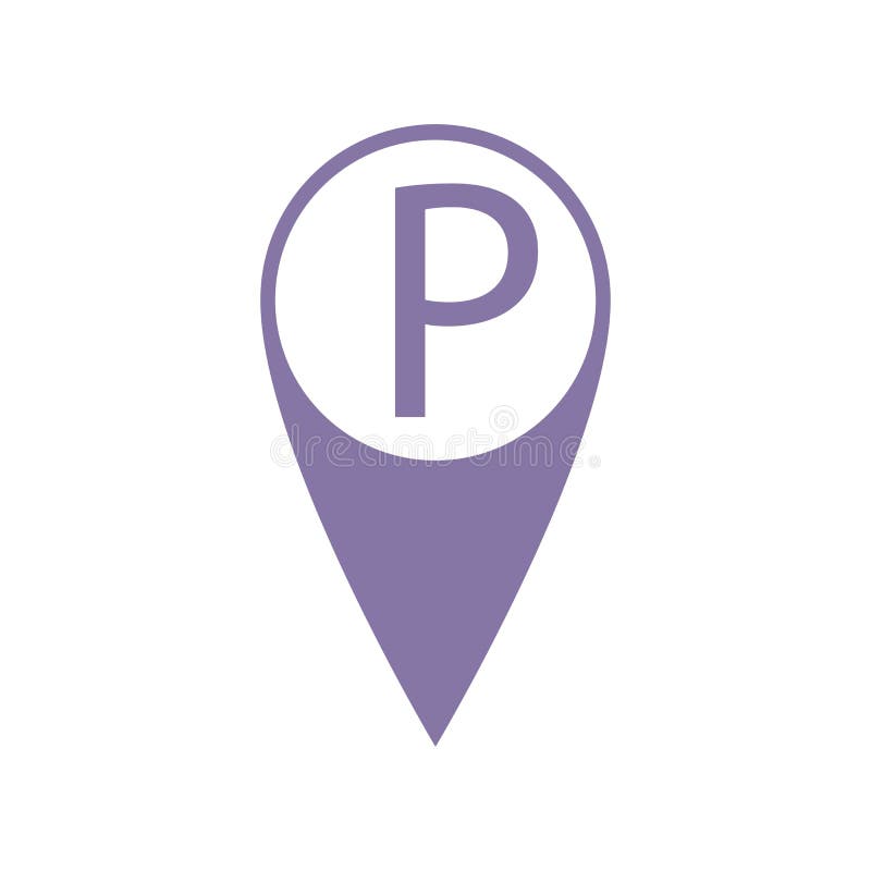 Map point parking stock vector. Illustration of pixel - 174820236