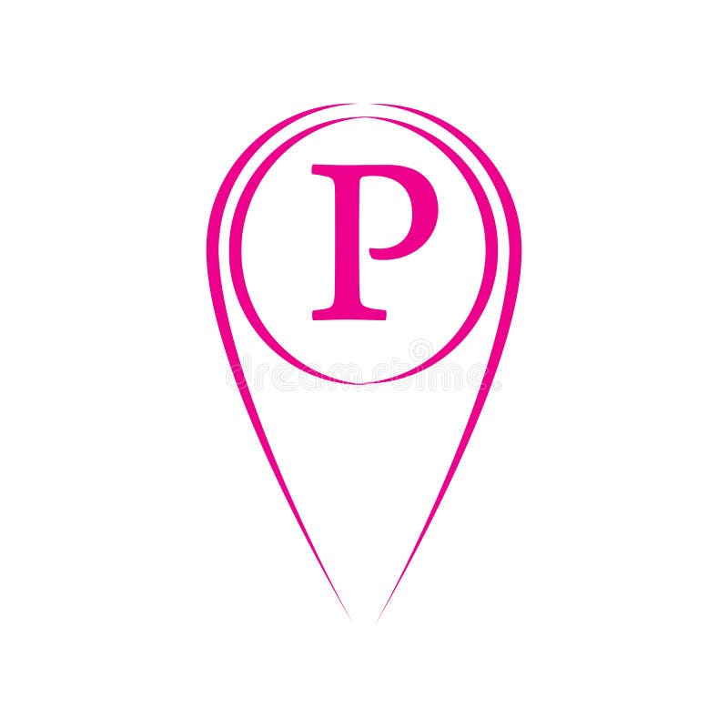 Map point parking stock vector. Illustration of button - 174820245