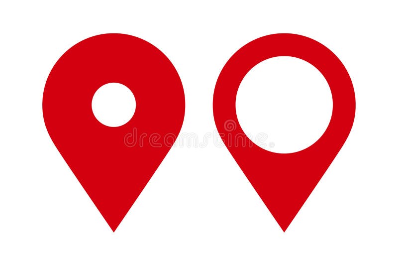 Map point set stock vector. Illustration of graphic - 239313981