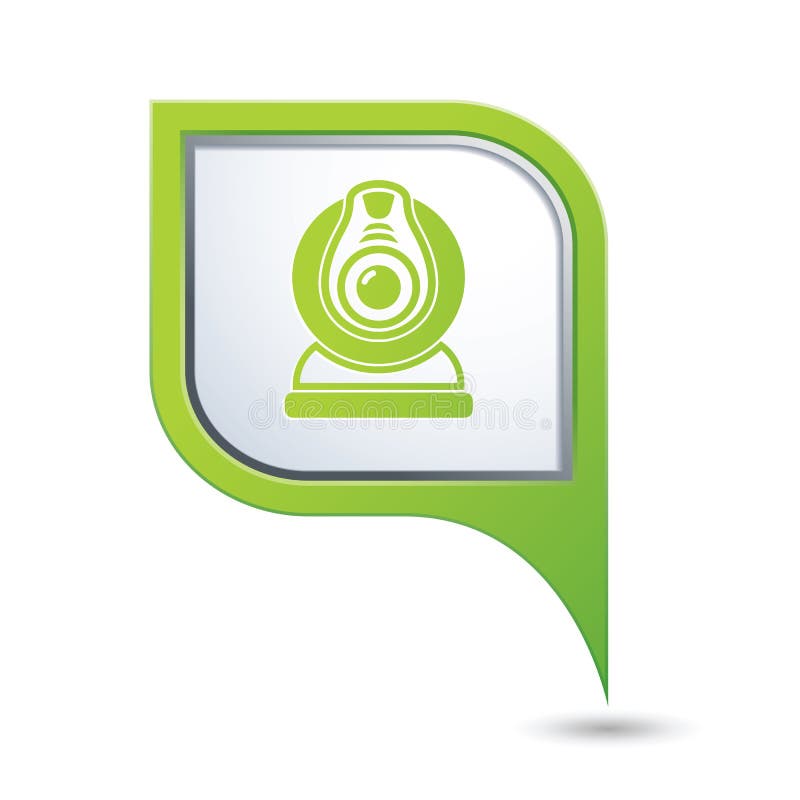 Map Pointer with Camera Icon Stock Vector - Illustration of icon ...