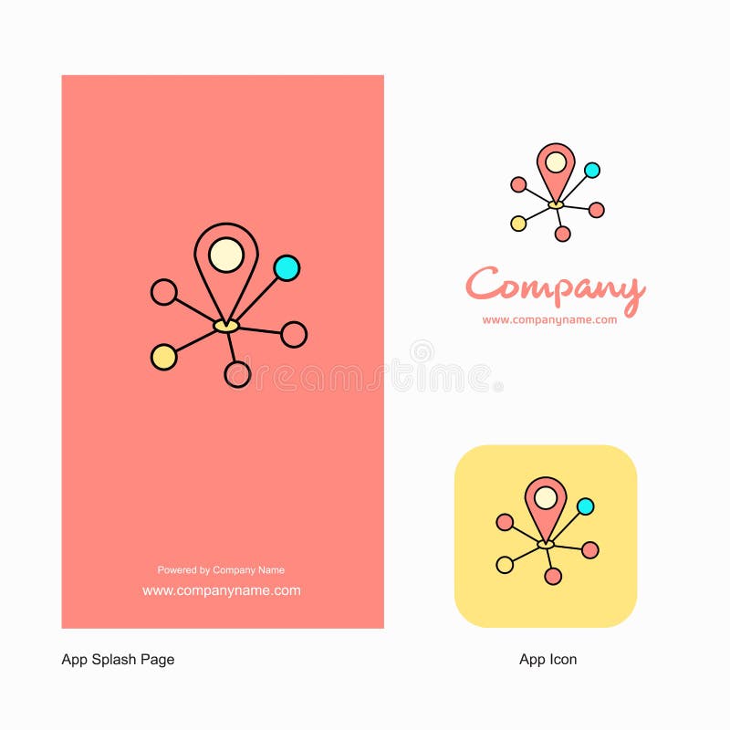 Map Pointer Company Brochure Title Page Design. Company Profile, Annual ...