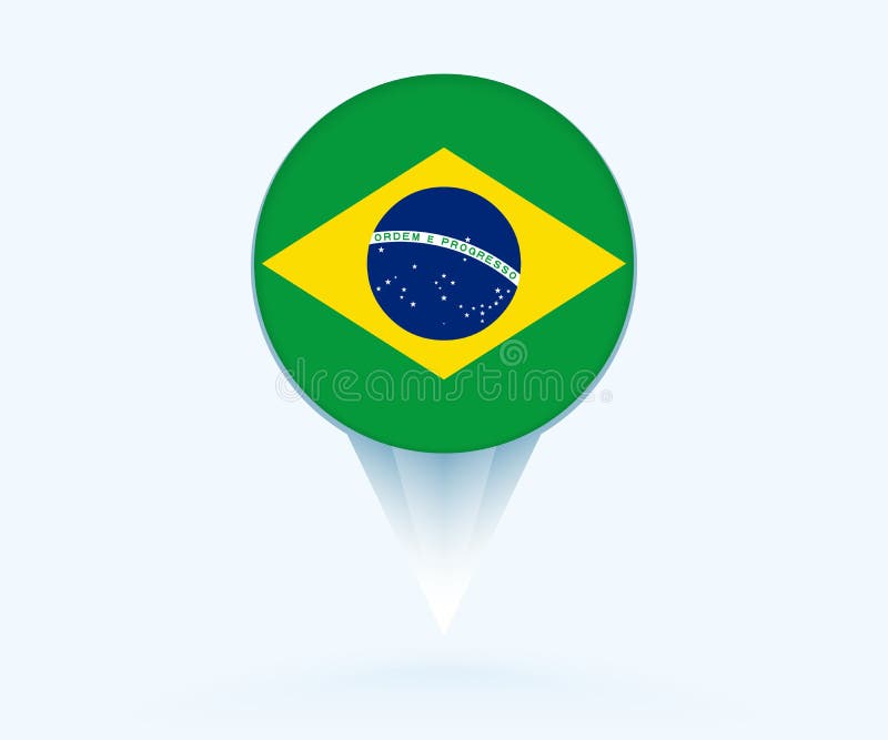 Brazil Location Point Flag Stock Illustrations – 121 Brazil Location ...