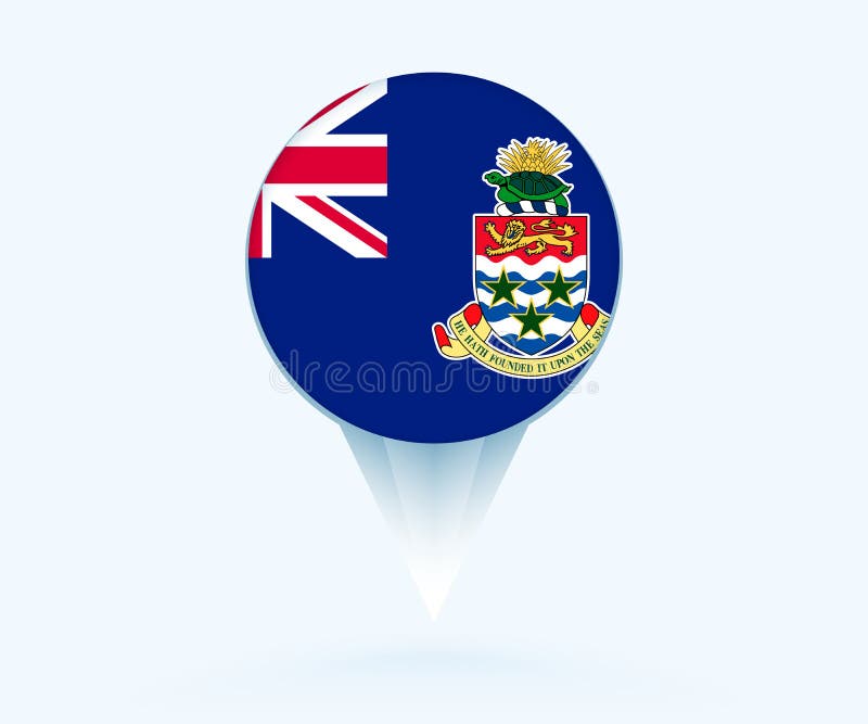 Map Pointer with Flag of Cayman Islands Stock Vector - Illustration of ...