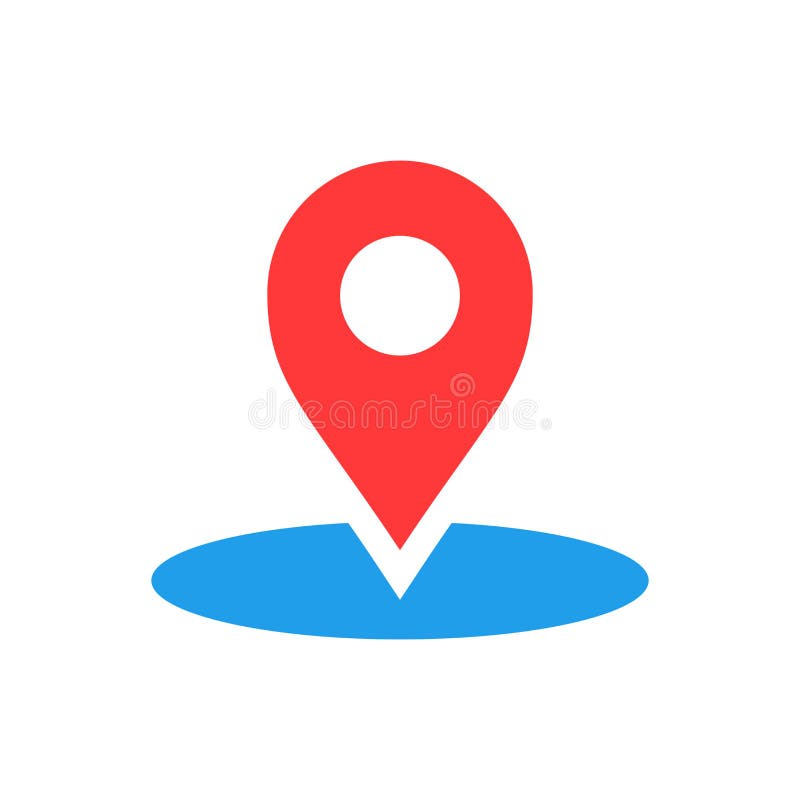 Map Pointer in Flat Style. Gps Navigation Mark Illustration on W Stock ... Map Pointer in Flat Style. Gps Navigation Mark Illustration on W Stock ...