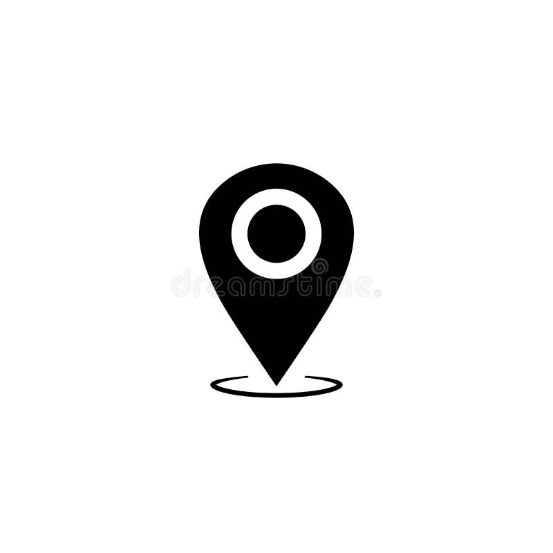 Map Pointer, Geo Pin, Location Icon in Red or Geolocation, Gps, on ...