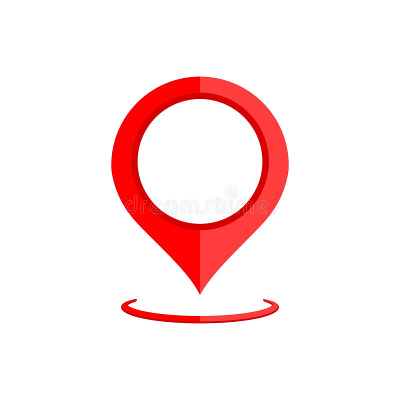 Map Pointer, Geo Pin, Location Icon in Red or Geolocation, Gps, on ... Map Pointer, Geo Pin, Location Icon in Red or Geolocation, Gps, on ...
