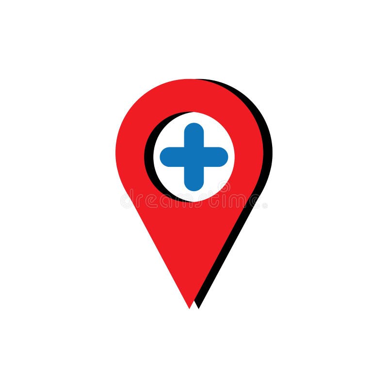Hospital Symbol Map Stock Illustrations – 5,600 Hospital Symbol Map ...