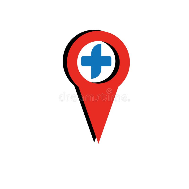 Hospital Symbol Map Stock Illustrations – 5,600 Hospital Symbol Map ...