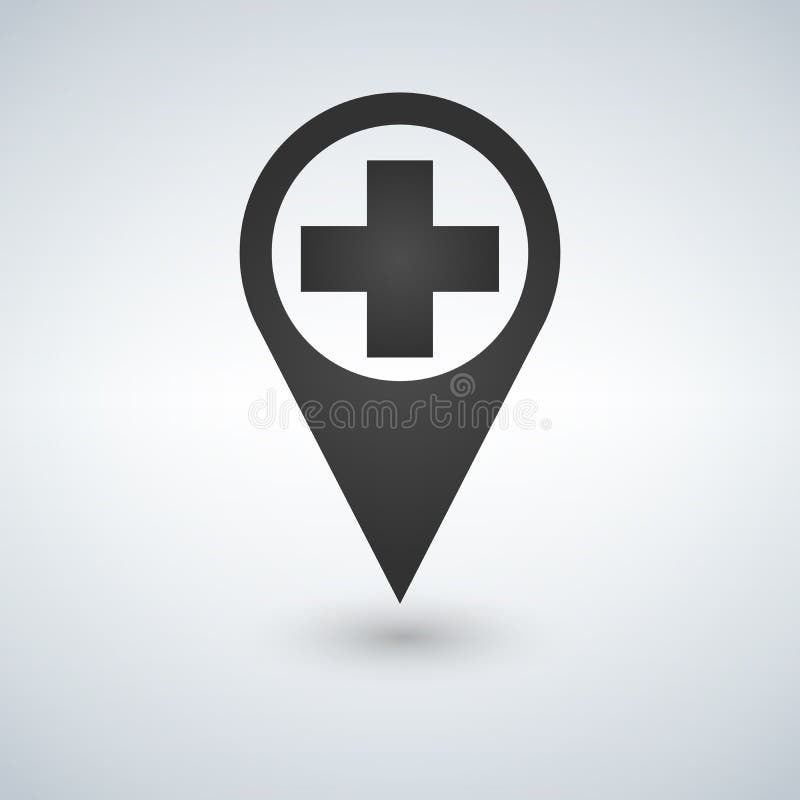 Hospital Symbol Map Stock Illustrations – 11,995 Hospital Symbol Map ...