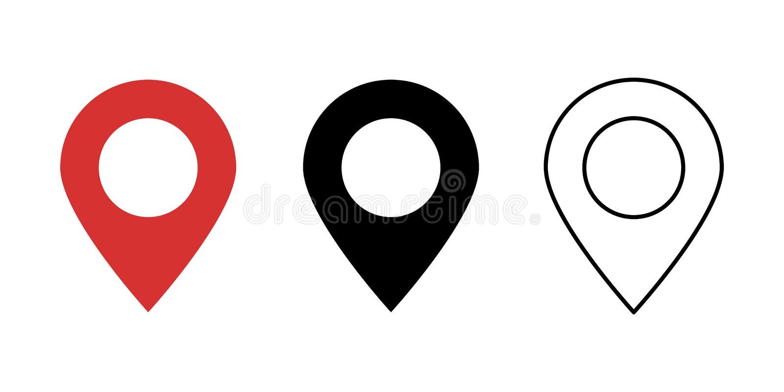 Location Icon. Map Pin Icon Vector. Map Icon. Map Marker Vector. Isolated Vector. Vector Logo ...