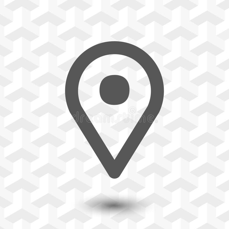 Map Pointer Icon Stock Vector Illustration Flat Design Stock Vector ...