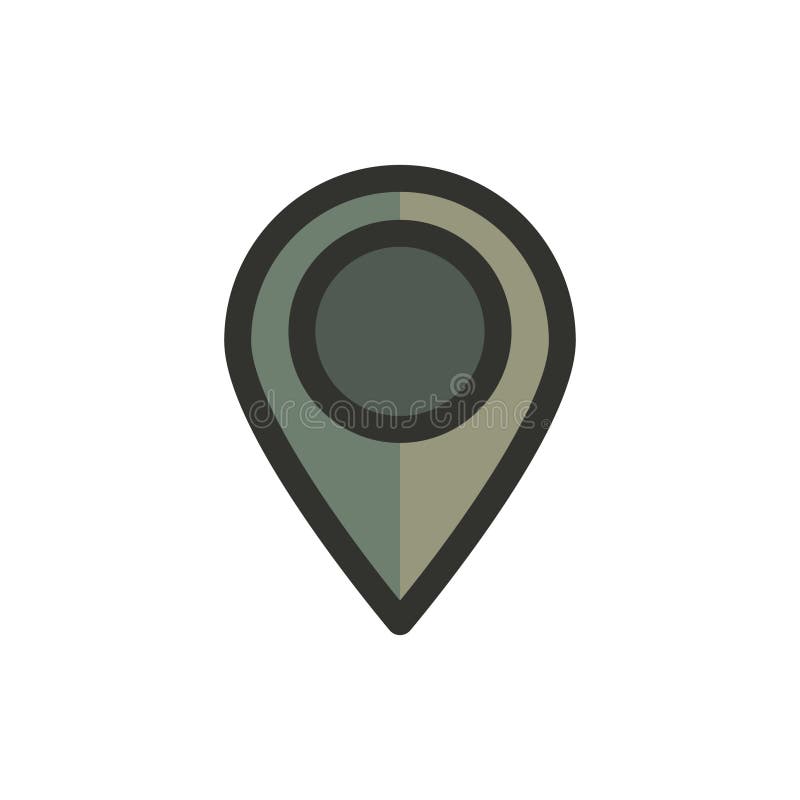 Map Pointer Icon. Vector Illustration Decorative Design Stock Vector ...