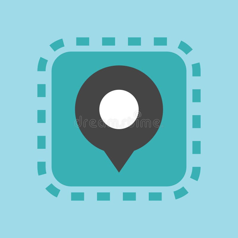 Map Pointer Icon. Vector Illustration Decorative Design Stock ...