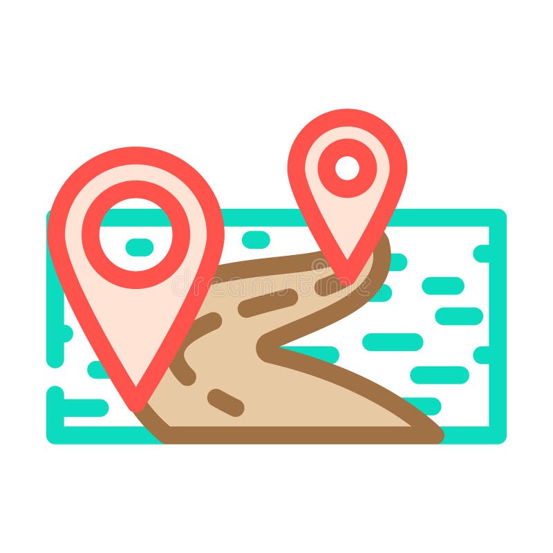 Map Pointer Location Color Icon Vector Illustration Stock Vector ...
