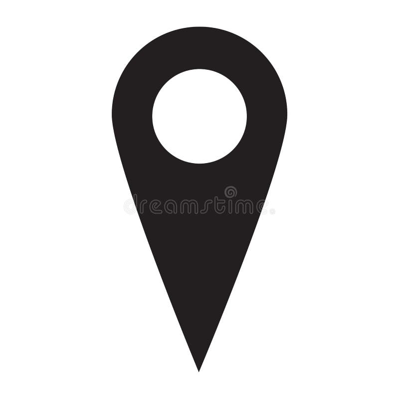 Map Pointer, Map Pin, Map Icon - Arrow Pin, Compass Location Stock ...