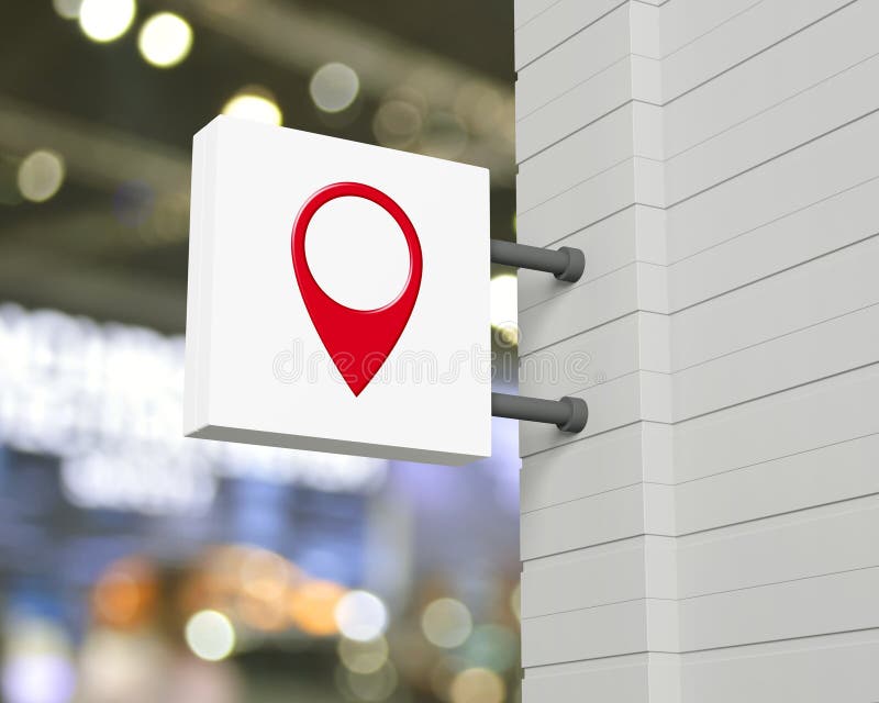 Signage Location Retail Stock Illustrations – 45 Signage Location ...