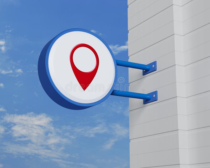 Signage Location Store Stock Illustrations – 57 Signage Location Store ...