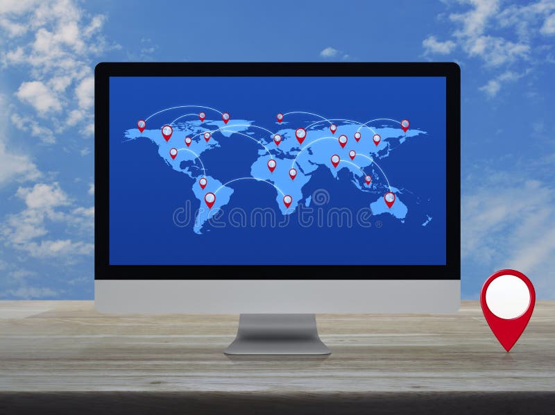 Map Pointer Navigation Concept, Elements of this Image Furnished by ...