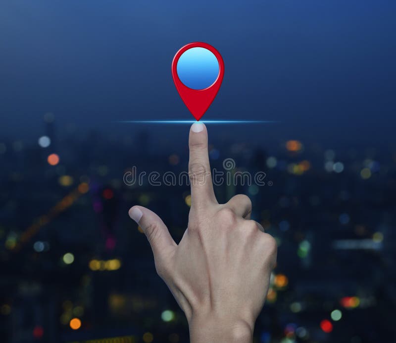 Map Pointer Navigation Concept Stock Photo - Image of blank, arrow ...