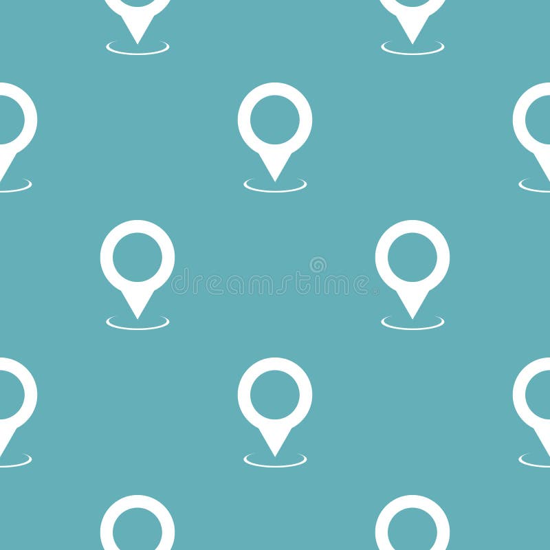 Map Pointer Pattern Seamless Blue Stock Illustration - Illustration of mark, background: 122992921