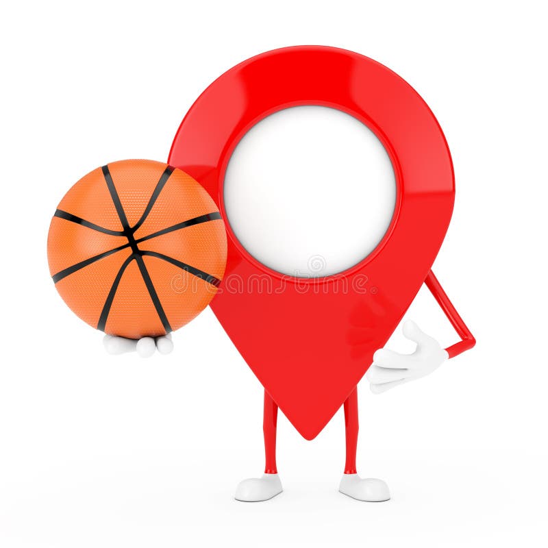Basketball Map Marker Stock Illustrations – 433 Basketball Map Marker ...