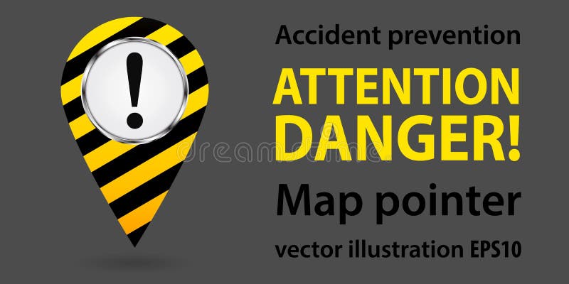 Map Pointer. Safety Information. Industrial Design. Vector Stock ...
