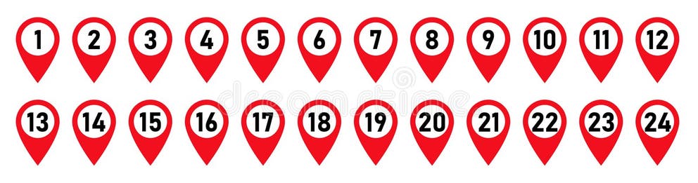 Map Pointer with Speed Limit. Maps Pin Icon. Location Map Marker ...