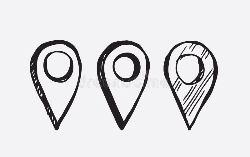 Hand Draw Map Icons Stock Illustrations – 291 Hand Draw Map Icons Stock Illustrations, Vectors ...