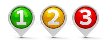 Numbers 1 2 3 One Two Three Stock Illustrations – 575 Numbers 1 2 3 One ...