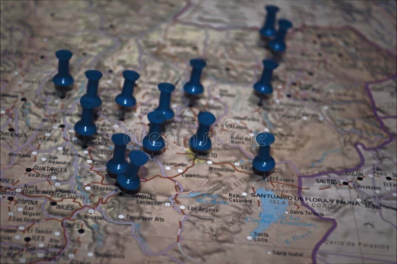 Map with points stock image. Image of river, close, america - 88720043