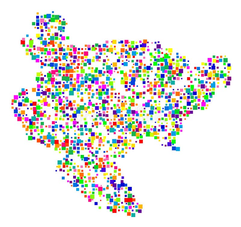 Map of the Prefecture Saga (JP). Stock Vector - Illustration of tourism ...