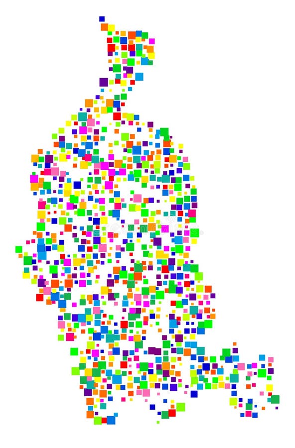 Map of the Province Varese (it). Stock Vector - Illustration of outline ...