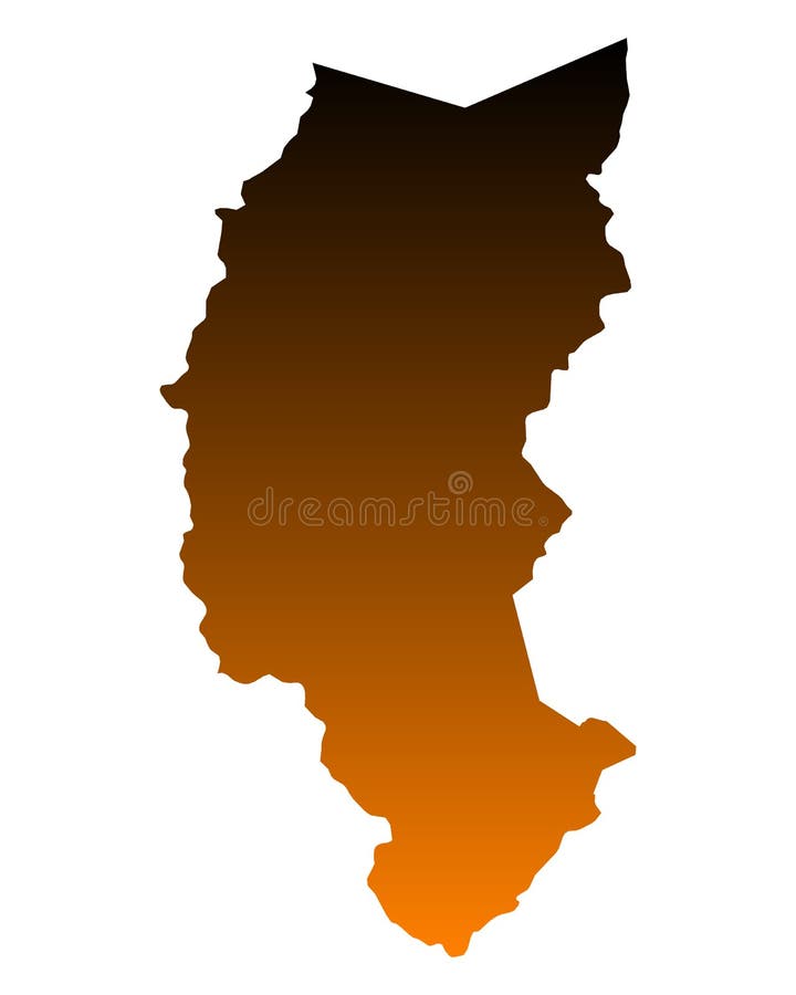 Map of Puno stock vector. Illustration of puno, travel - 189641897