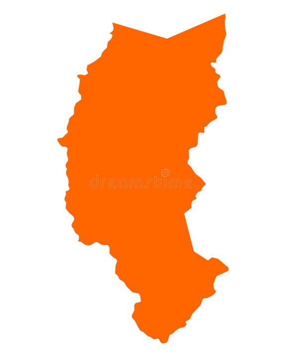 Map of Puno stock vector. Illustration of contour, puno - 189908045