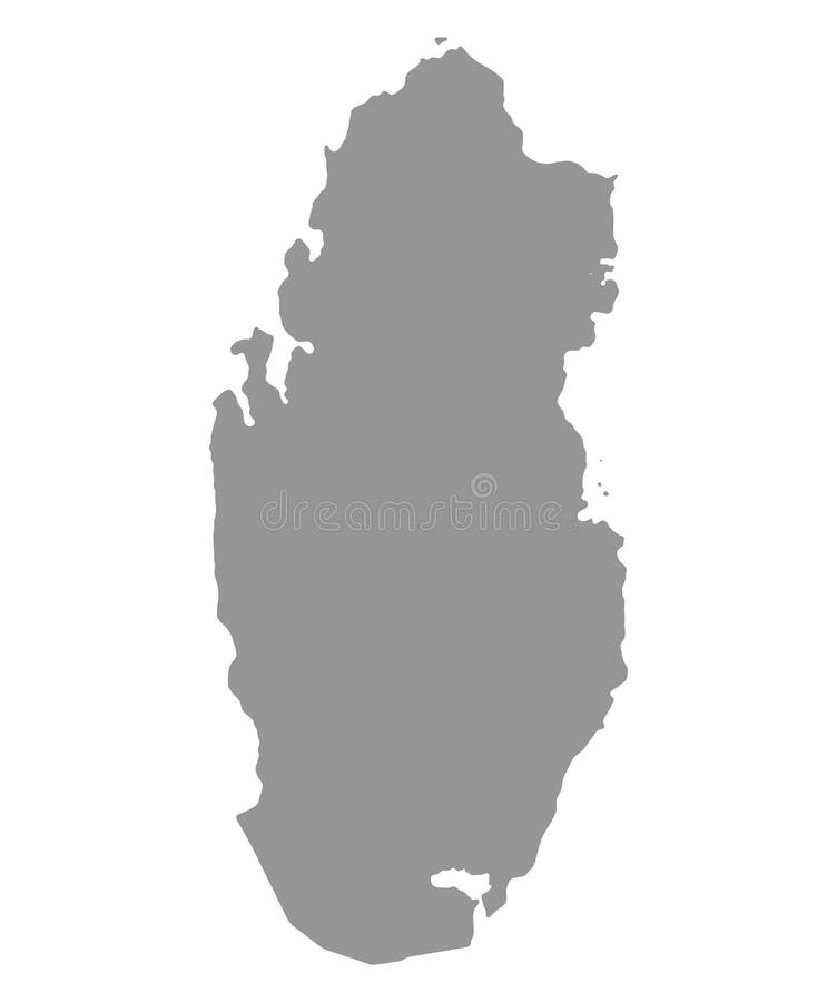 Map Qatar Vector Background. Isolated Country Texture Stock Vector ...