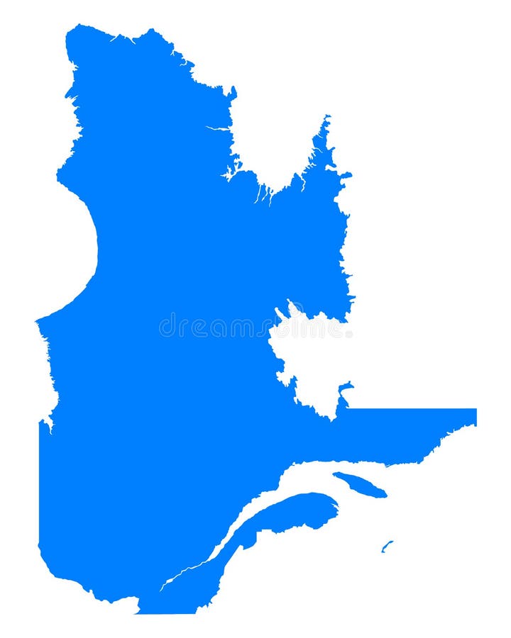 Map of Quebec stock vector. Illustration of cartography - 84817802